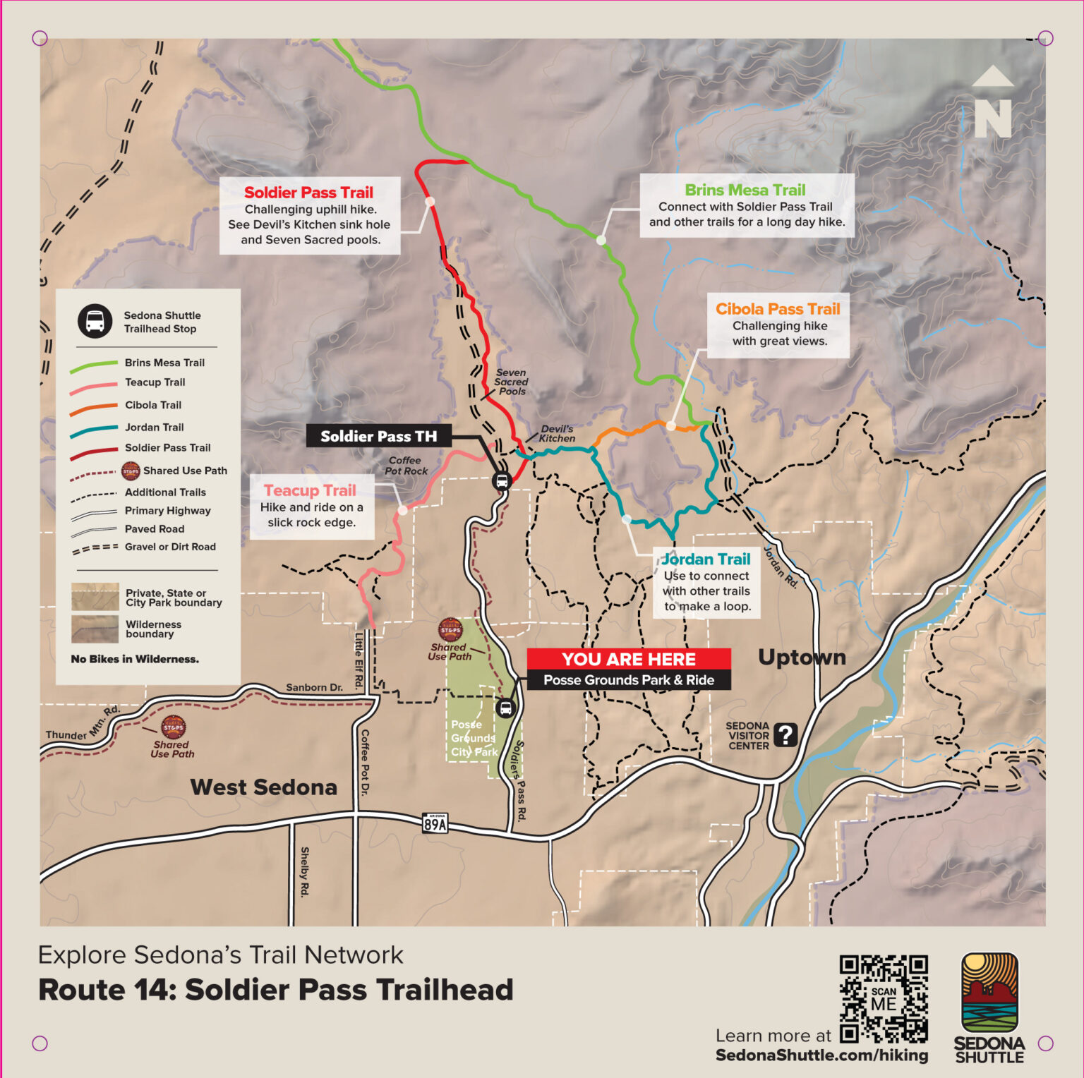 Hiking Maps and Tips - Sedona Shuttle