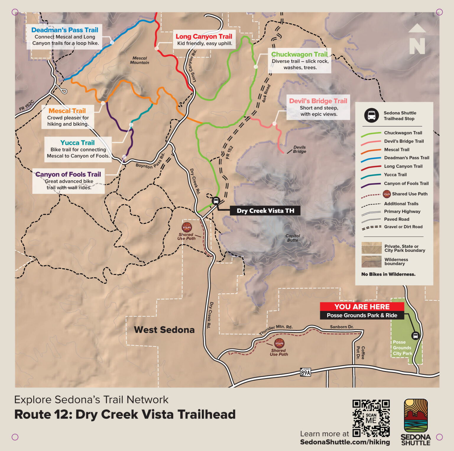 Hiking Maps and Tips - Sedona Shuttle